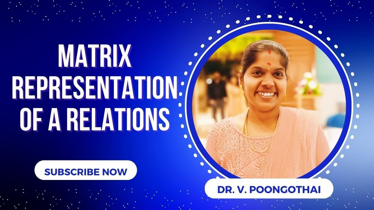 Matrix Representation of a Relation - Problems - YouTube