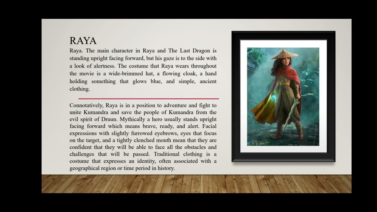 Semiotics Analysis of Raya and The Last Dragon Movie Poster - YouTube