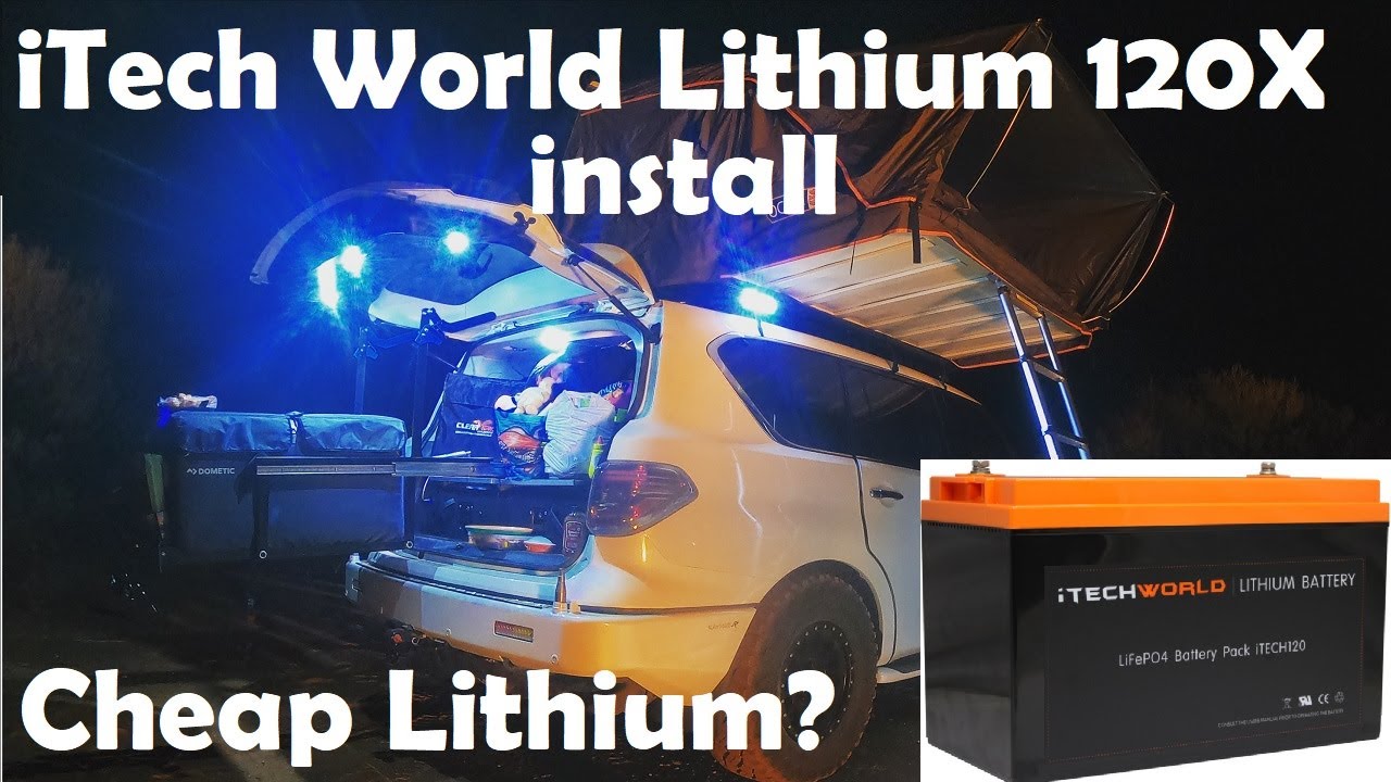 iTech 120X Lithium upgrade in our Y62 Nissan Patrol - YouTube