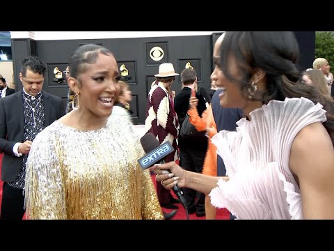 Watch Mickey Guyton and Rachel Lindsay’s SWEET Meeting at the Grammys ...