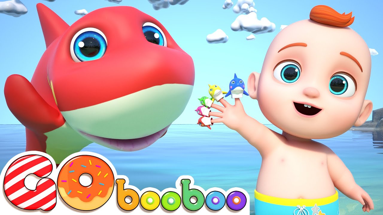 Shark Finger Family Song | GoBooBoo Kids Songs & Nursery Rhymes - YouTube