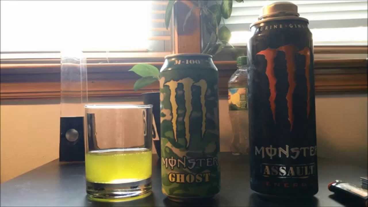Monster Energy: M-100 Ghost Review (New Flavor) - YouTube