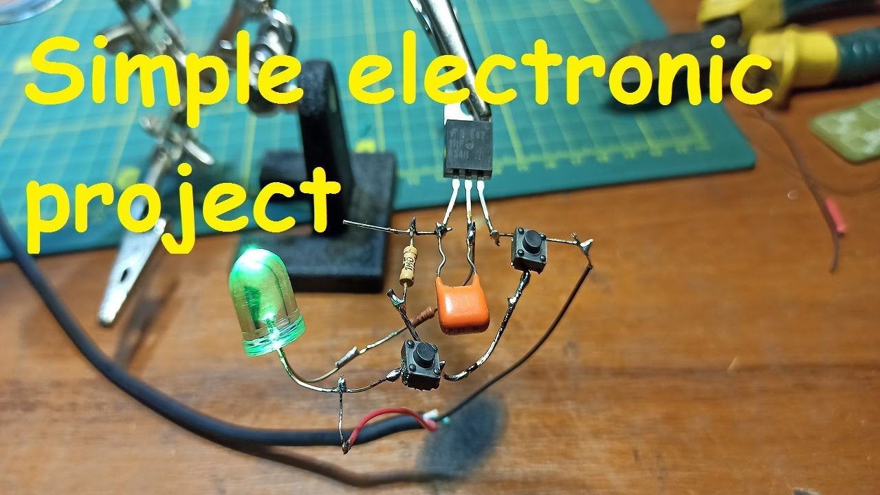 Simple electronic project. LED Dimmer - YouTube