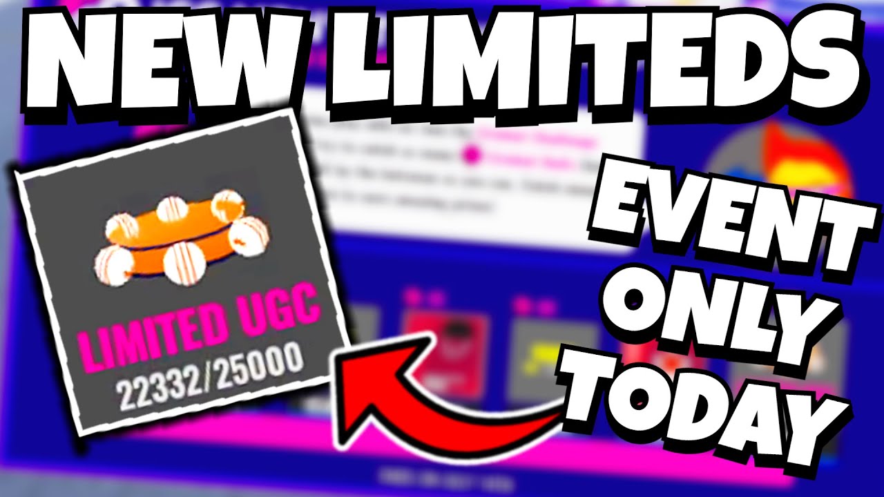 NEW LIMITED ITEMS AND EVENT!! (Ultimate Football ROBLOX) - YouTube