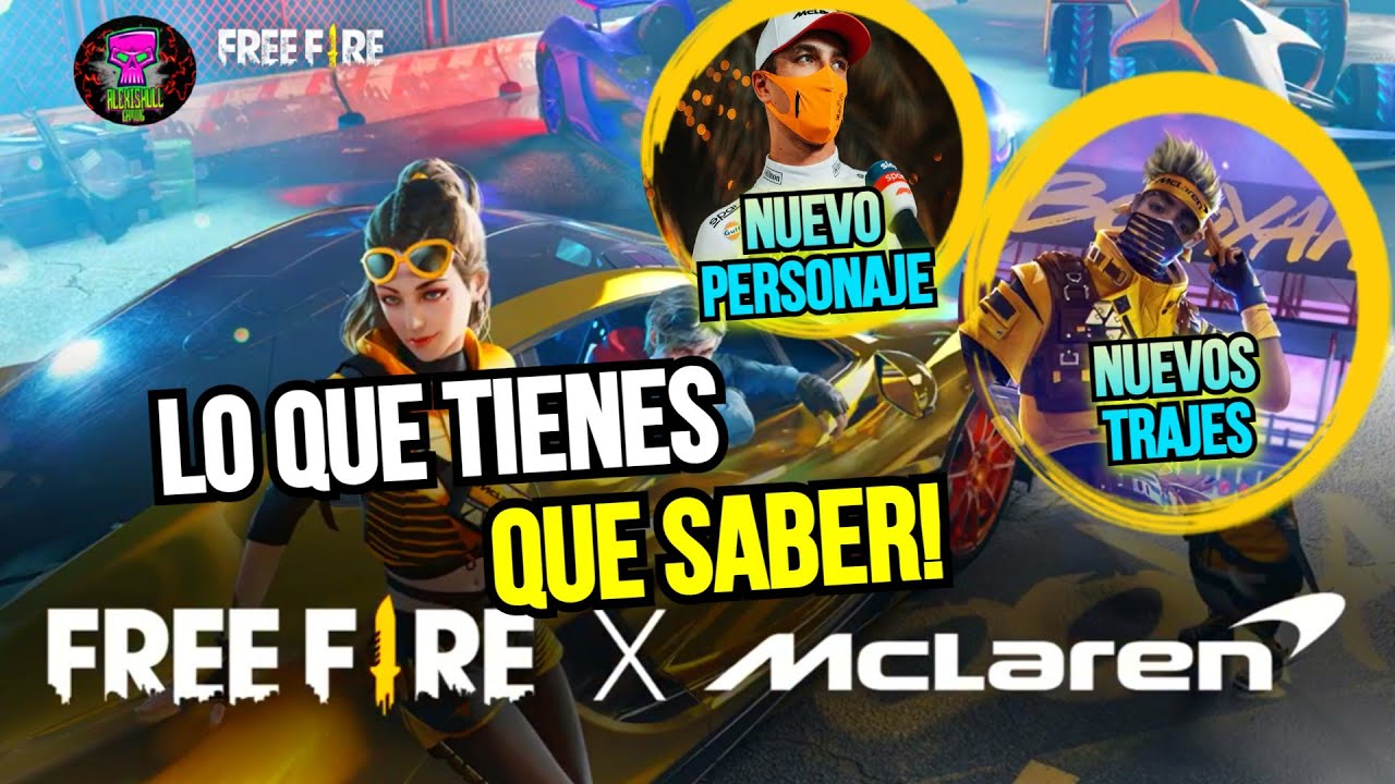 CONFIRMADO! Nueva Colaboración de Free Fire x Mclaren 🚗| Esto dijo el ...