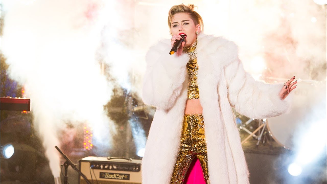 Miley Cyrus - Dick Clark's New Year's Rockin' Eve (2014) HD 720p - YouTube