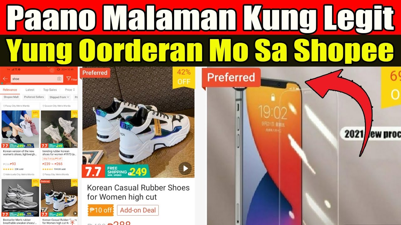 Paano Malaman Kung Legit Seller Sa Shopee - YouTube