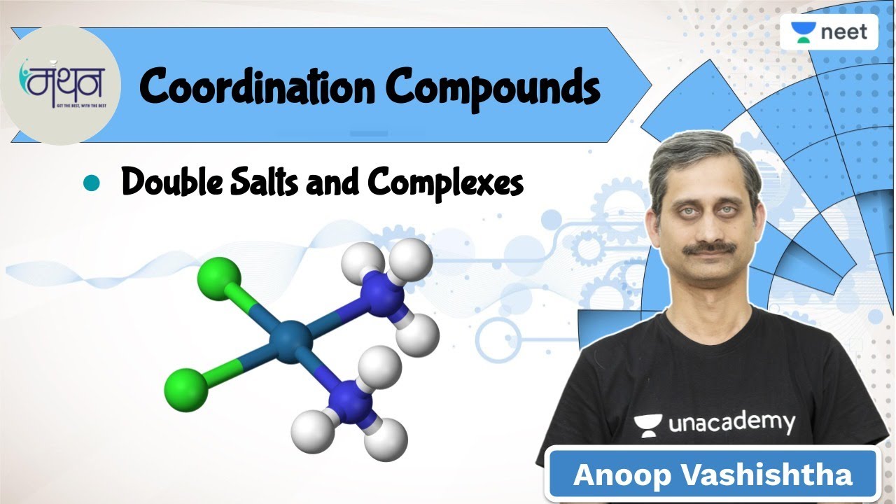 Double Salts and Complexes | Coordination Compounds | Unacademy NEET ...