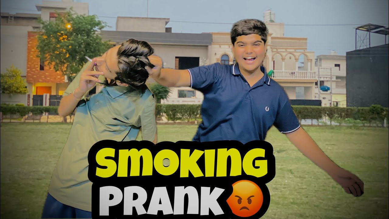 First ever smoking prank on me 😡😡 || Vlog Squad - YouTube