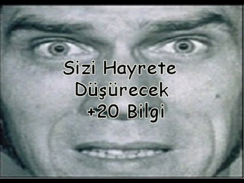 Sizi Hayrete Düşürecek 20 Bilgi - Bunları Biliyormusunuz ? #1