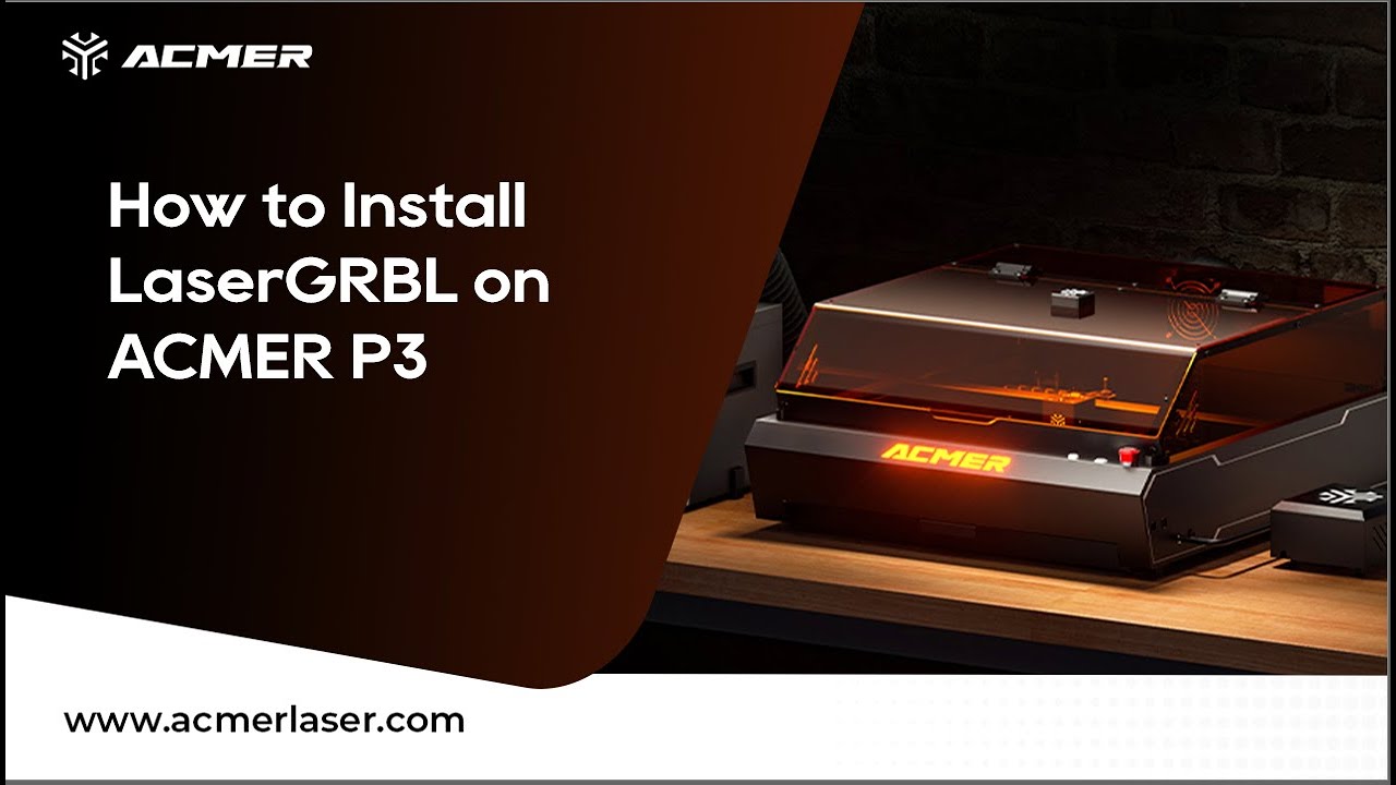How to Install LaserGRBL on ACMER P3 Laser Engraver - YouTube