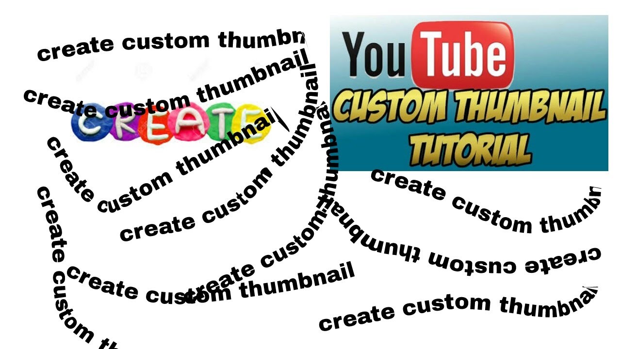 How to create custom thumbnail - YouTube How to create custom thumbnail - YouTube