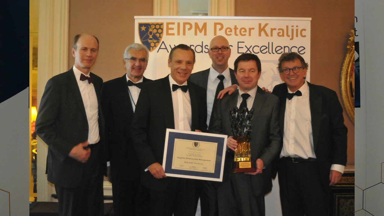 Bekaert’s journey towards the EIPM Peter Kraljic Awards - YouTube