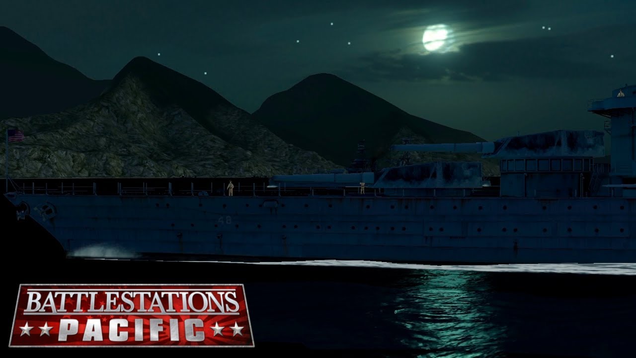 Battle of Surigao Strait - World War II - Battlestations: Pacific - YouTube