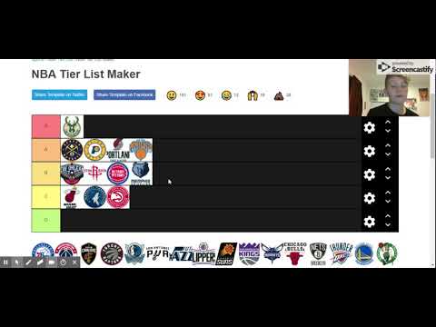 Create a NBA Tier List - TierMaker - YouTube