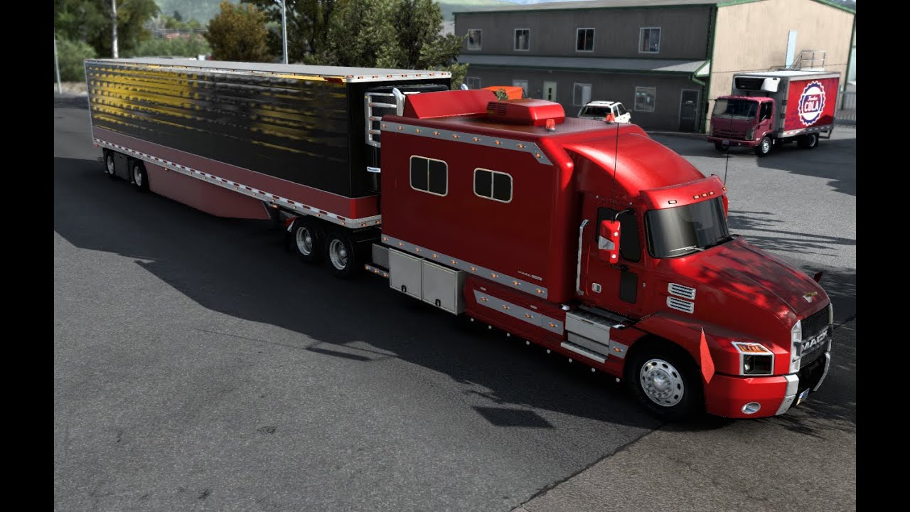 Mack Anthem Legacy W/ Jon Ruda Reefer Trailer (ATS Mods) - YouTube