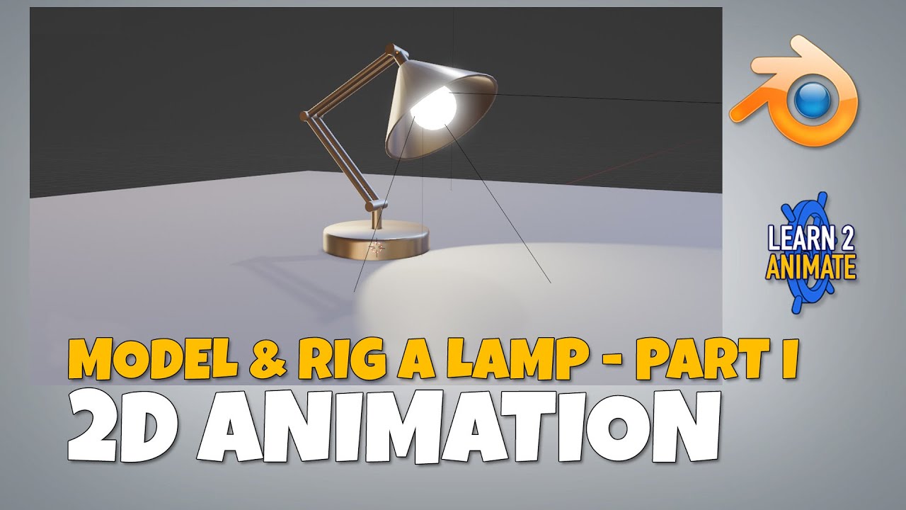 How to Model, Rig and Animate a Lamp in Blender 3.0 - Part 1 - YouTube