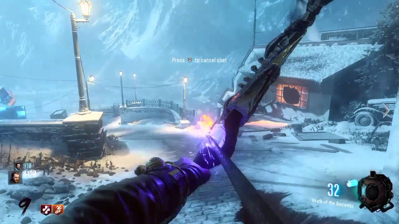 Black Ops 3 Zombies Der Eisendrachen - Upgraded Elemental Lightning Bow ...