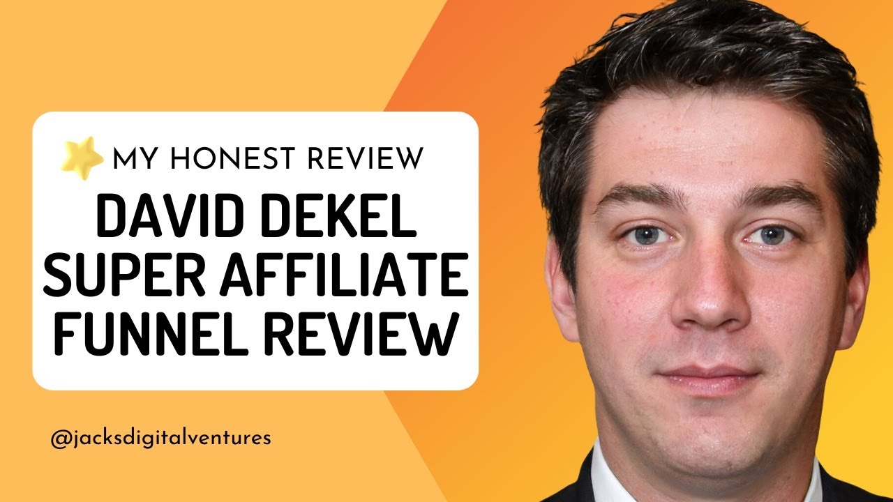 David Dekel Super Affiliate Funnel Review - DFY Funnel? - YouTube
