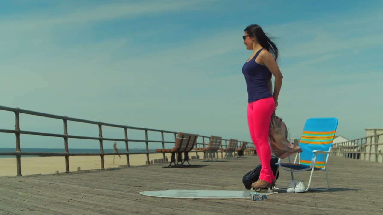 Boardwalk Ice Skating by PolyGlide Ice - YouTube