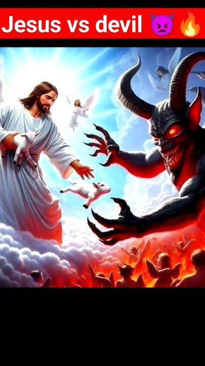 Jesus vs devil 👿💪🔥🥰 Jesus win🥰🔥💪#jesus vs devil #sorts - YouTube