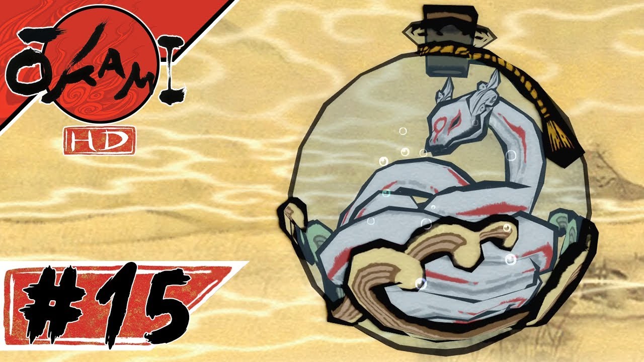 Okami HD [Blind] #15 | Snake in a Bottle - YouTube