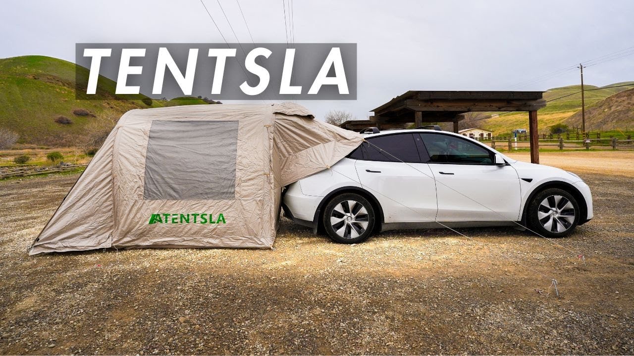 The Best Tent for Tesla Model Y Camping! - YouTube