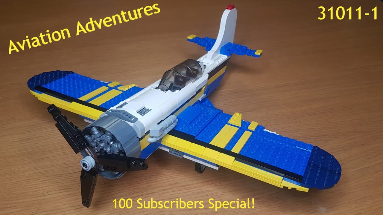 Lego Airplane Aviation Adventures 31011-1 - YouTube