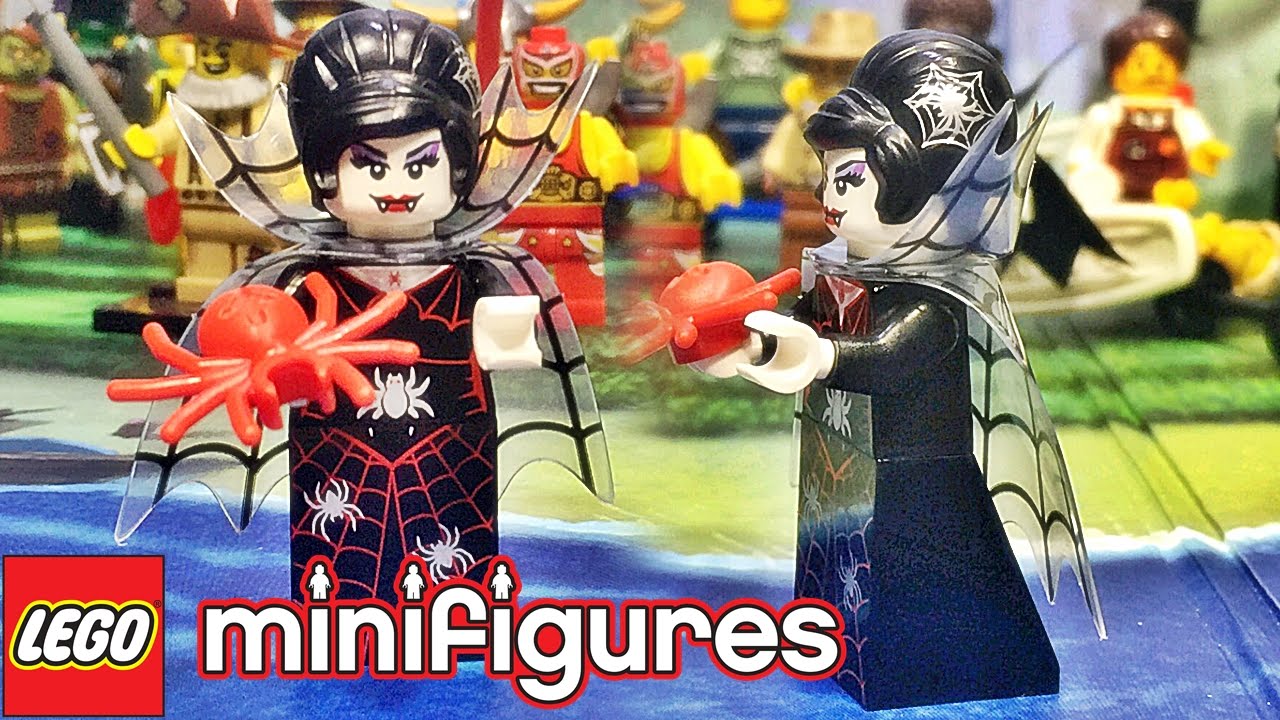 레고 스파이더 레이디 몬스터 71010 미니피규어 시즌 14 리뷰 Lego Specter Monster minifigures ...