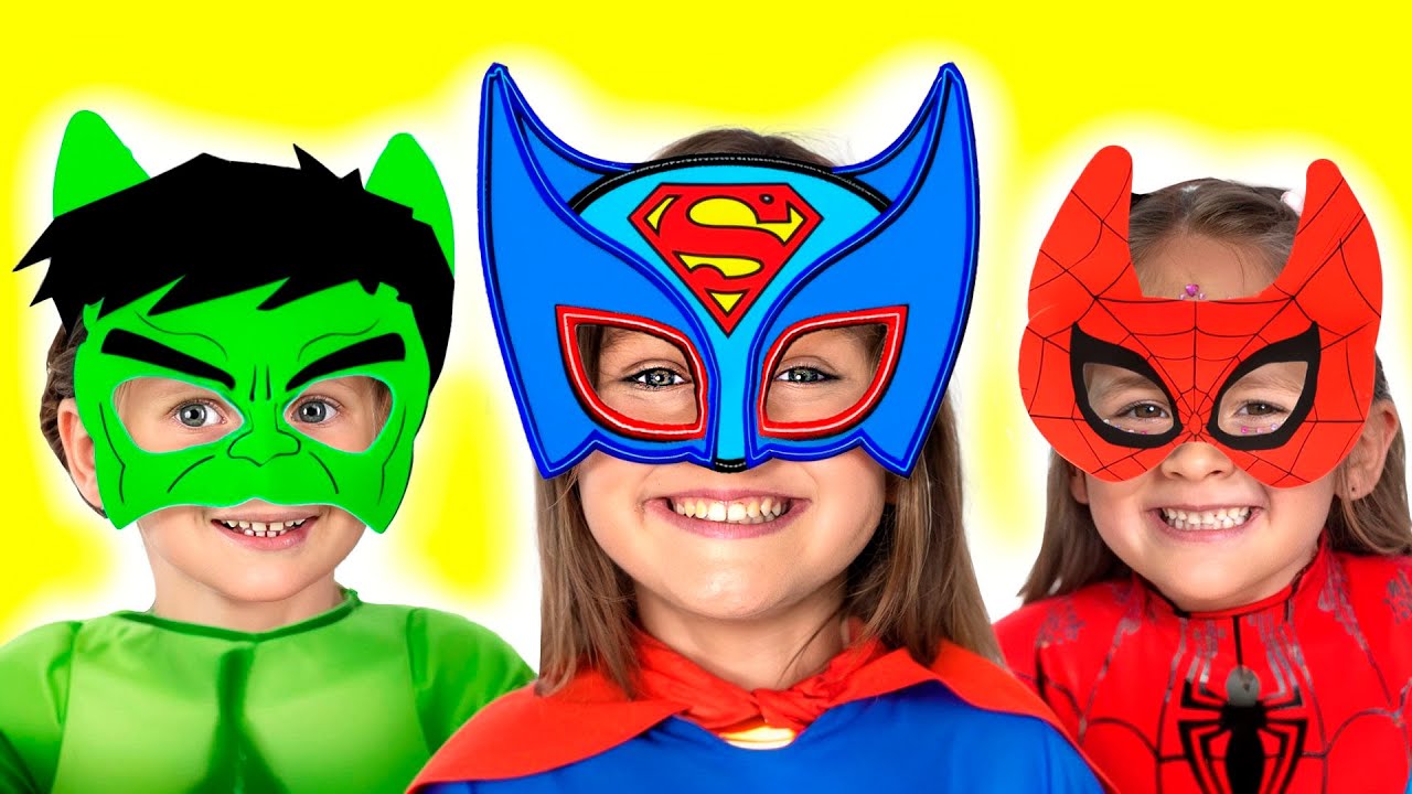 Superhero Guessing Game: Who's Behind the Mask? - YouTube