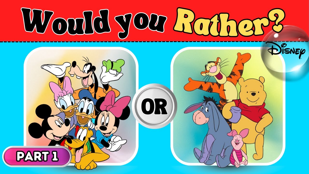 Would You Rather? | Disney Edition ⚔🏰 - YouTube
