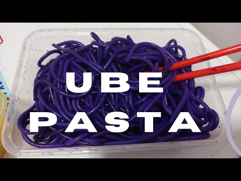 UBE PASTA||HOW TO MAKE PURPLE PASTA - YouTube