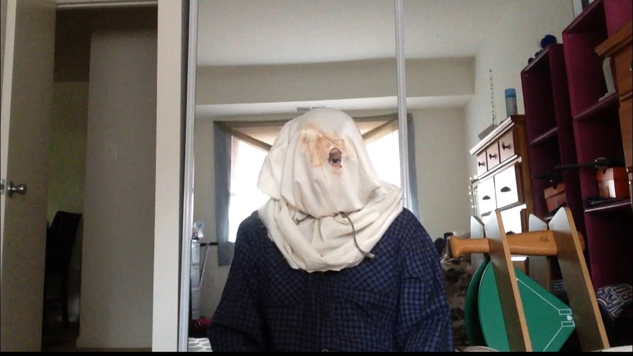 Part 2 Jason voorhees sack mask/outfit/ (yet another update) - YouTube