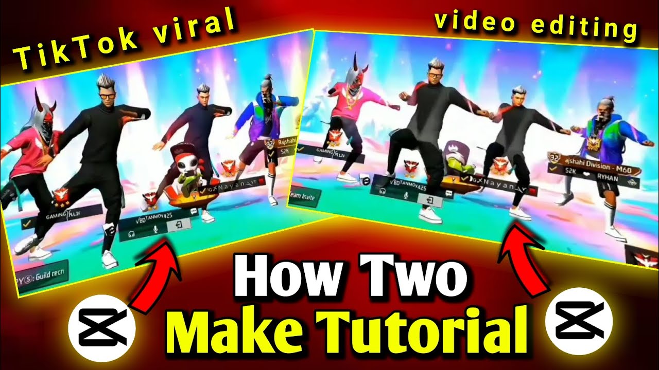 free fire group dance video editing tutorial | free fire squad dance ...