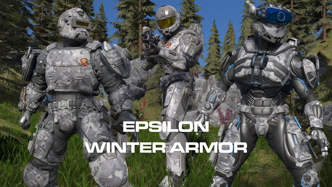 Snow camo armour - Winter Epsilon - Halo Infinite Store - YouTube