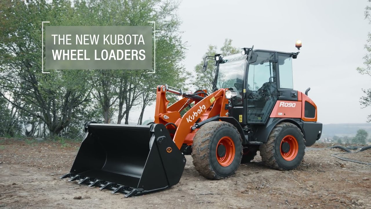 Kubota R070 en R090 wielladers - YouTube