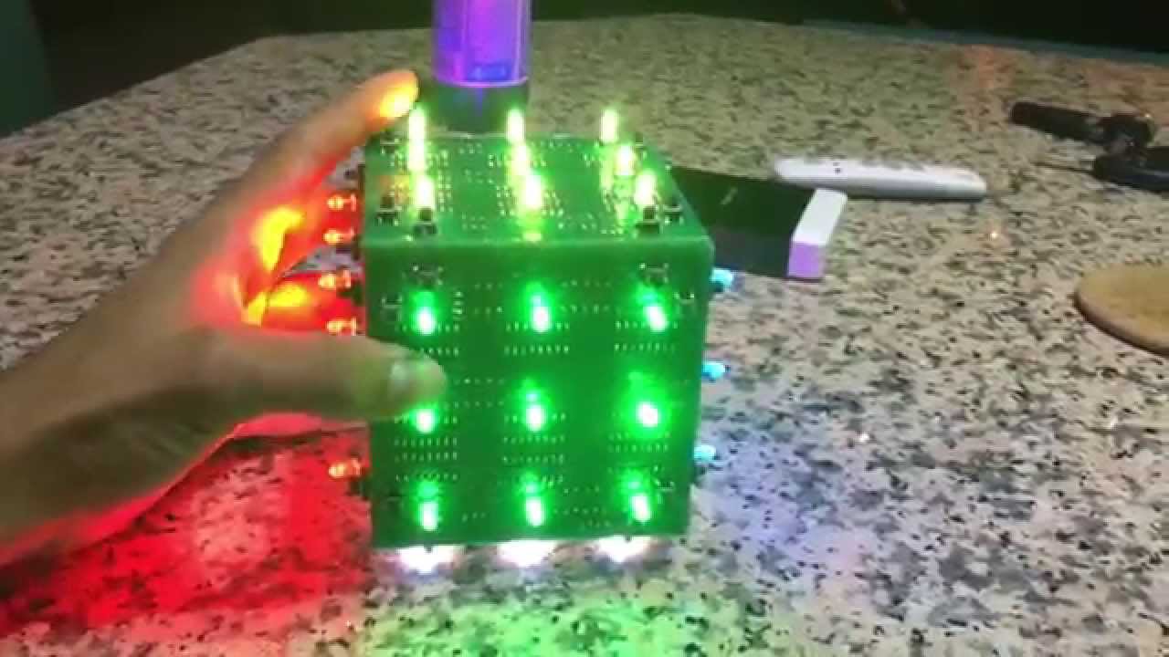 RGB LED Rubik's Cube - YouTube
