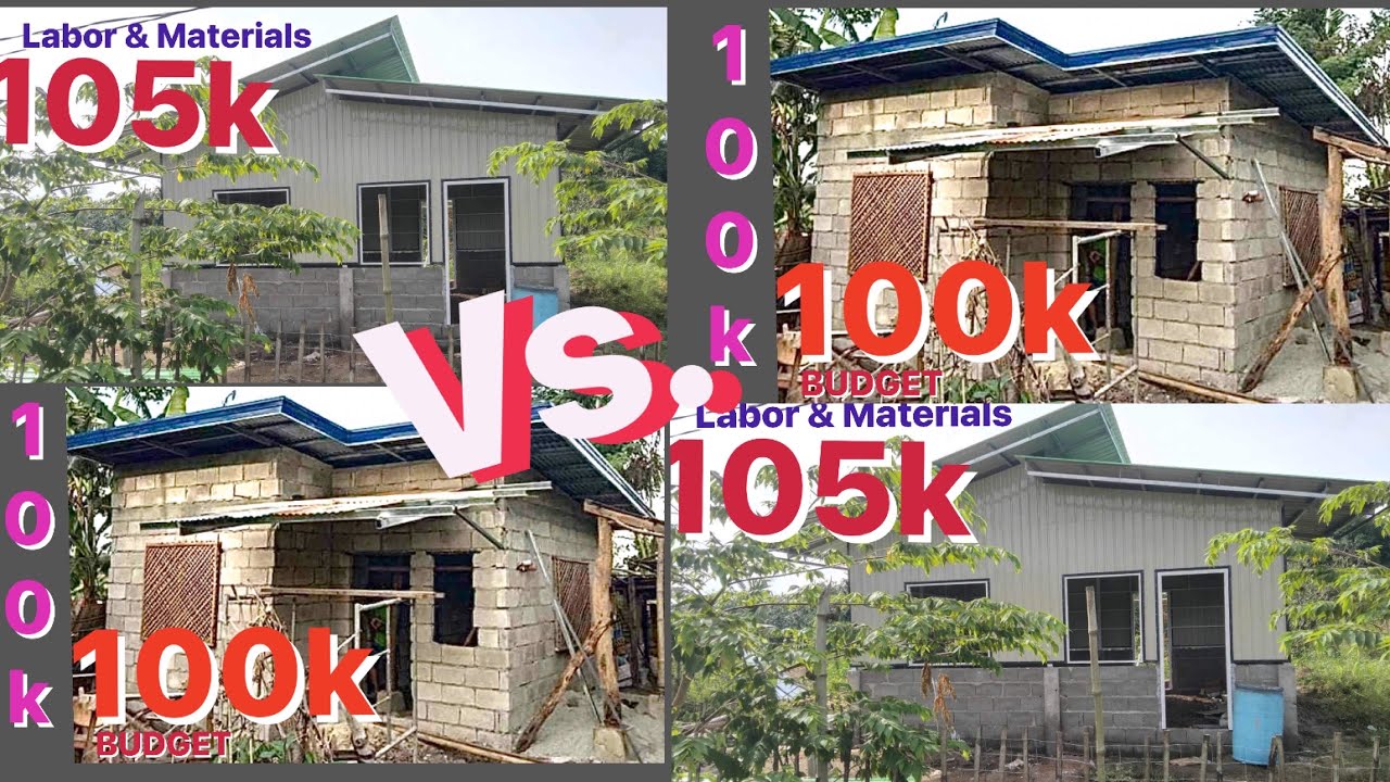 100k Budget Vs.105k Budget’Nakq Steel Tusses at color roof na - YouTube