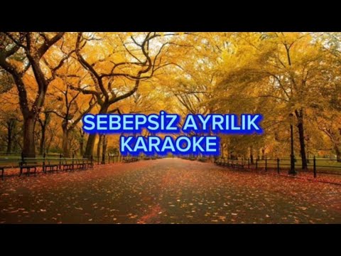 Sebepsiz ayrılık - Karaoke (Re)
