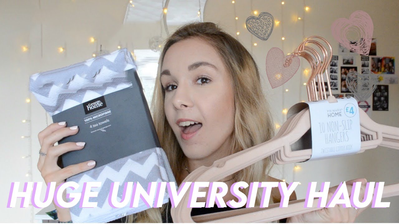 first year university homeware haul | bournemouth uni - YouTube