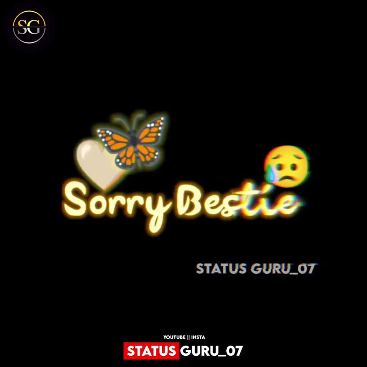😔sorry best friend status😍sad sorry status 🥺 sorry bestie status😞sorry ...
