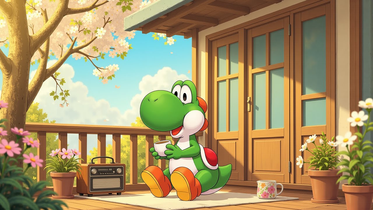 Yoshi Chillhop Lofi 🌸 Cute & Chill Beats || Relaxing Chill Beats for ...