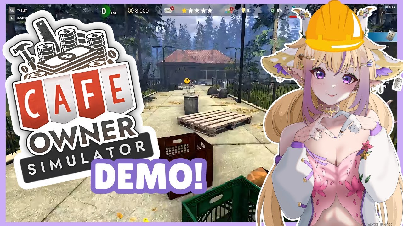 CAFE OWNER SIMULATOR! DEMO! - YouTube