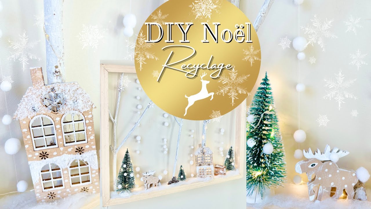 DIY de Noël ☞ je recycle ma déco ⭐️🎄 - YouTube