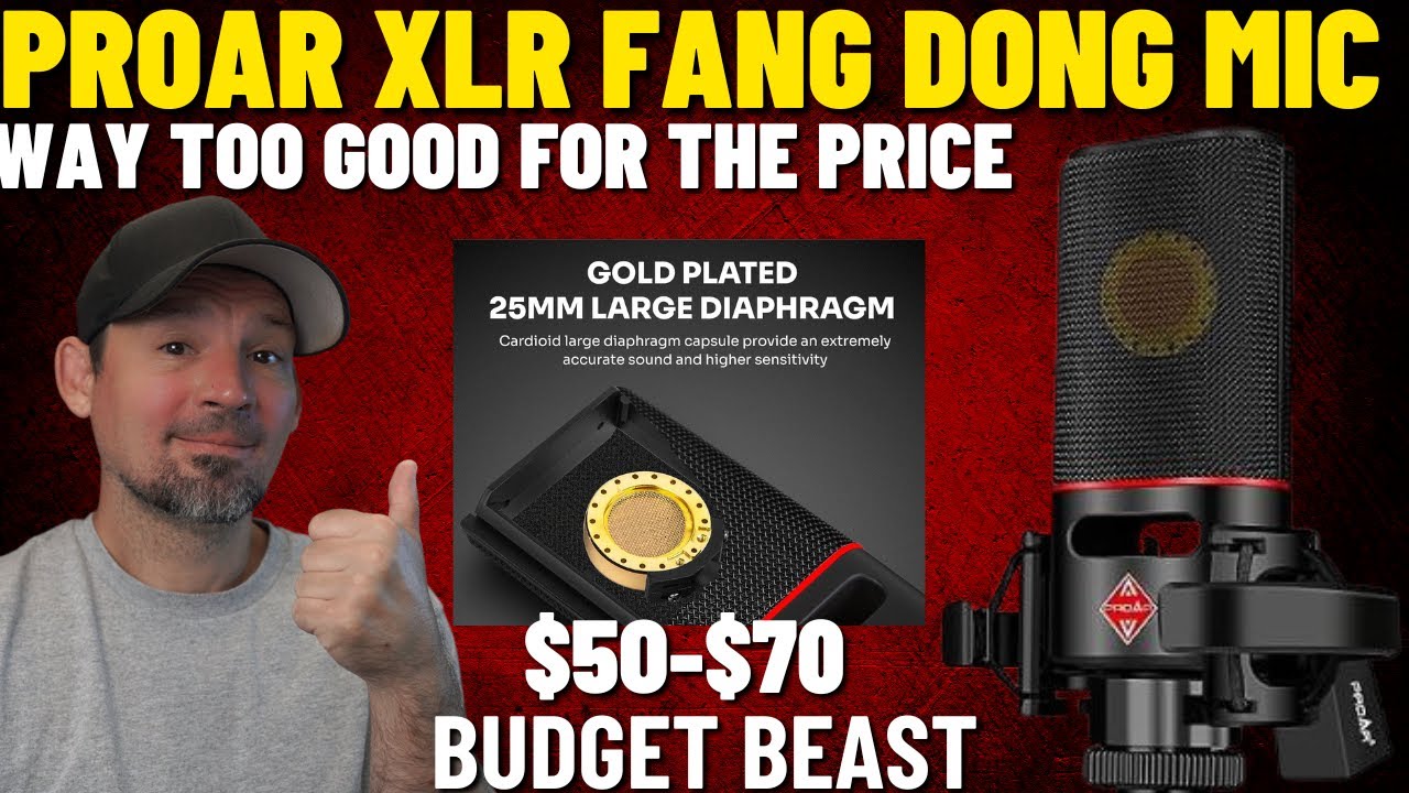 Proar XLR Fang Dong Mic Review and Comparison | Cheap Price | Great ...