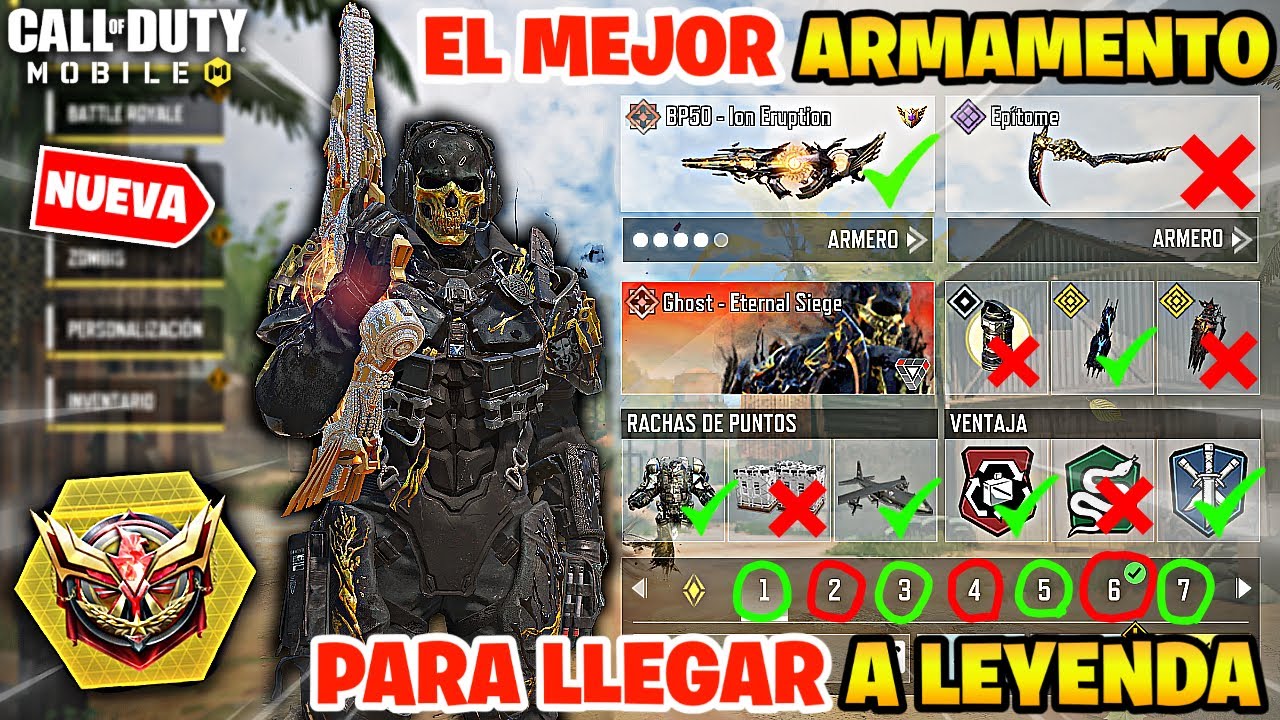 EL MEJOR ARMAMENTO PARA LLEGAR A LEYENDA MAS RÁPIDO Y FÁCIL EN LA NUEVA ...