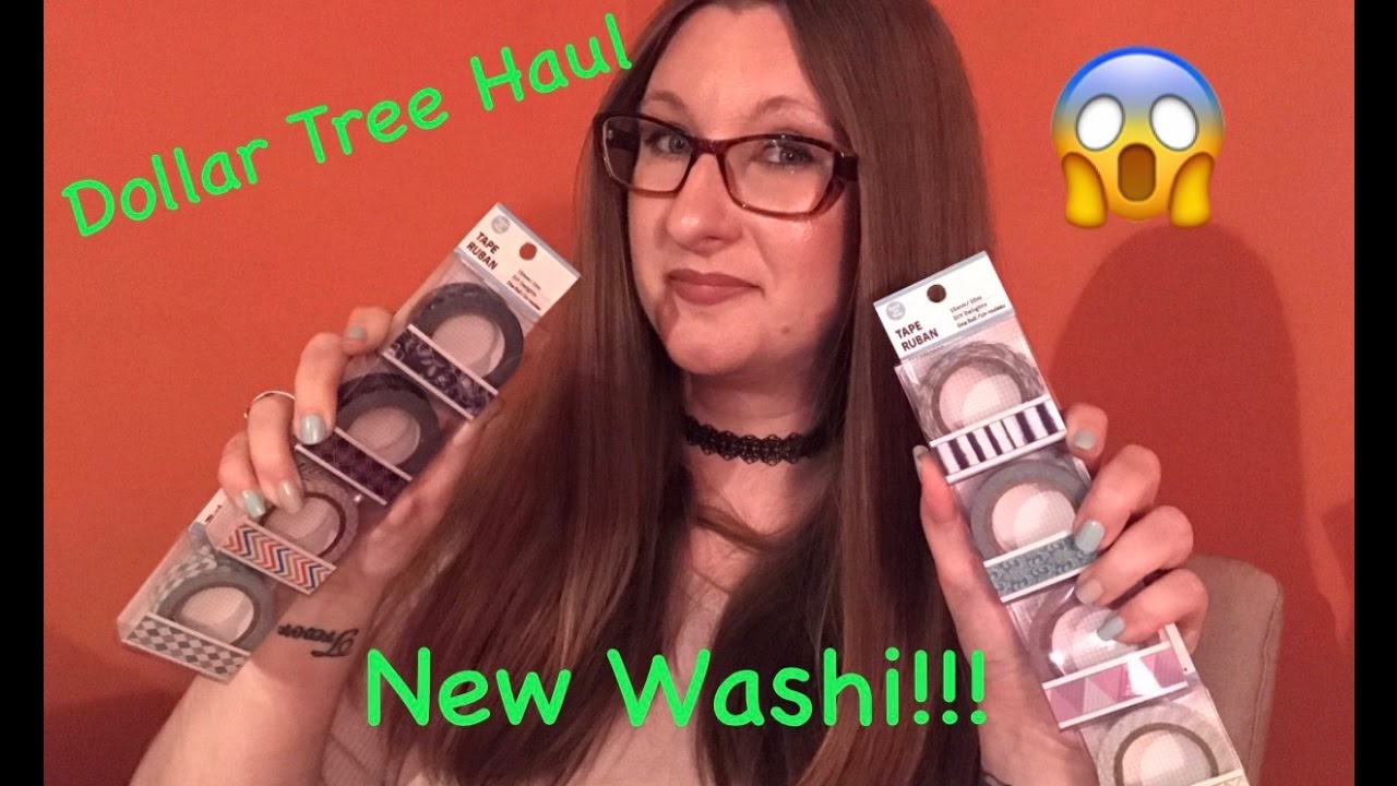 Dollar Tree Haul *May* Tons of New Washi and Poop - YouTube