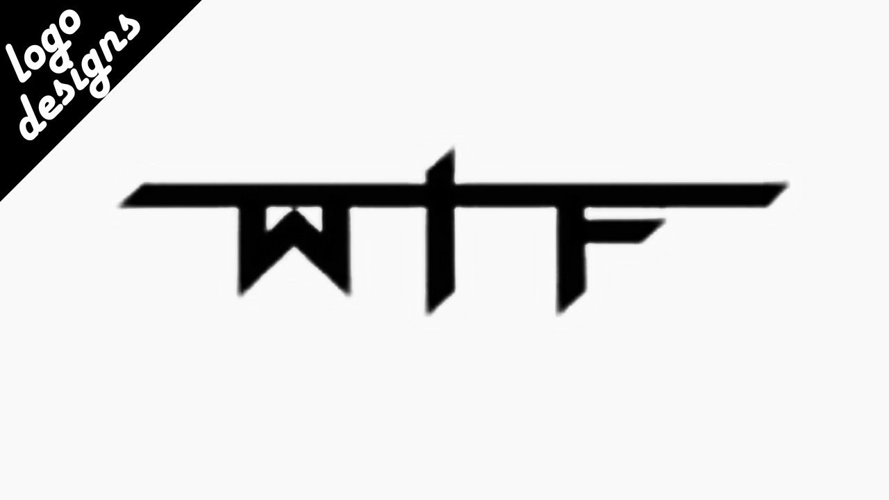 WTF logo designs - YouTube