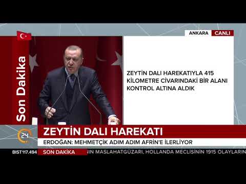 Erdoğan: Zeytin Dalı ile derdimiz 3,5 milyon kişiyi bir an önce kendi evlerine döndürmek