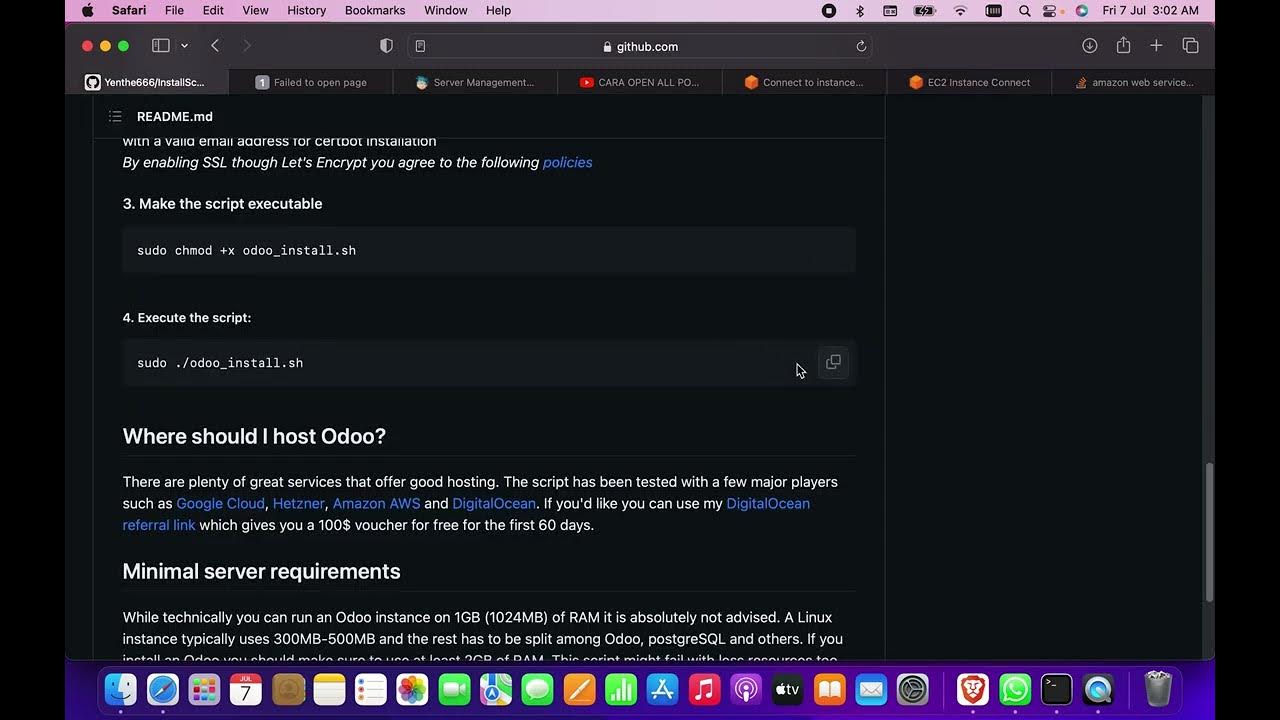 Server Setup Tutorial: Installing Odoo on AWS, Linode, DigitalOcean, and More - YouTube